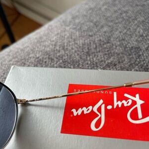 Ray-Ban | Accessories | Rayban Gold Frame Grey Lenses Sunglasses | Poshmark